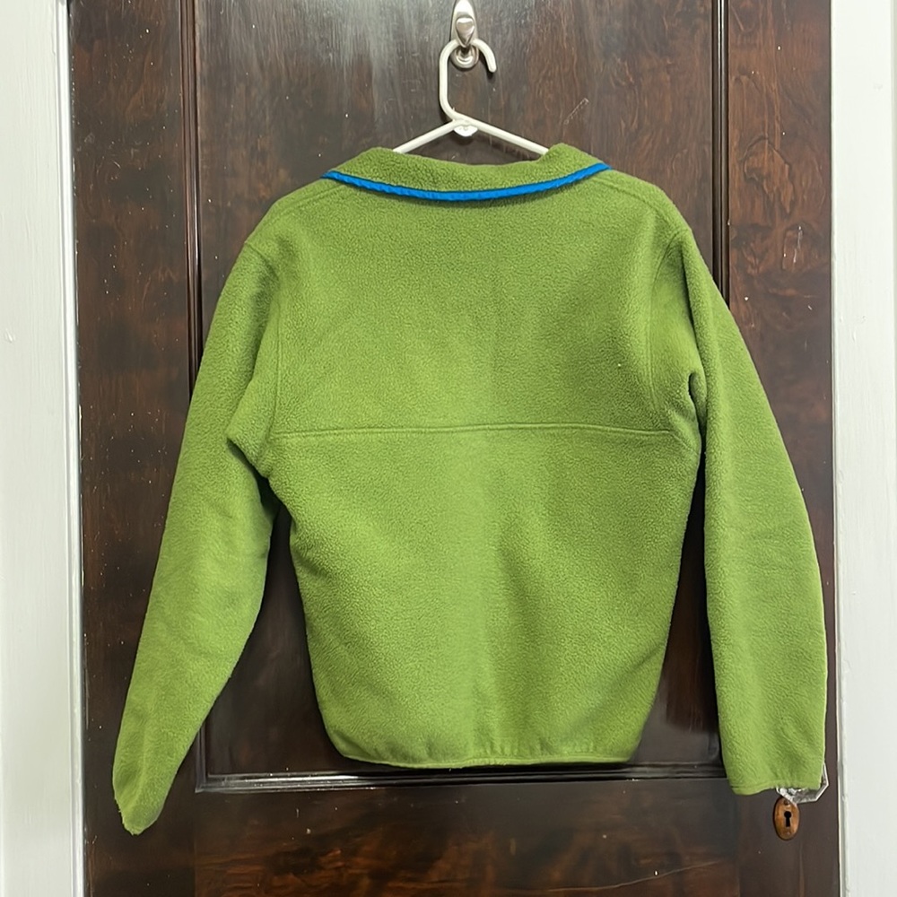 Rare Vintage Patagonia 1991 Synchilla Snap T Green - Gem